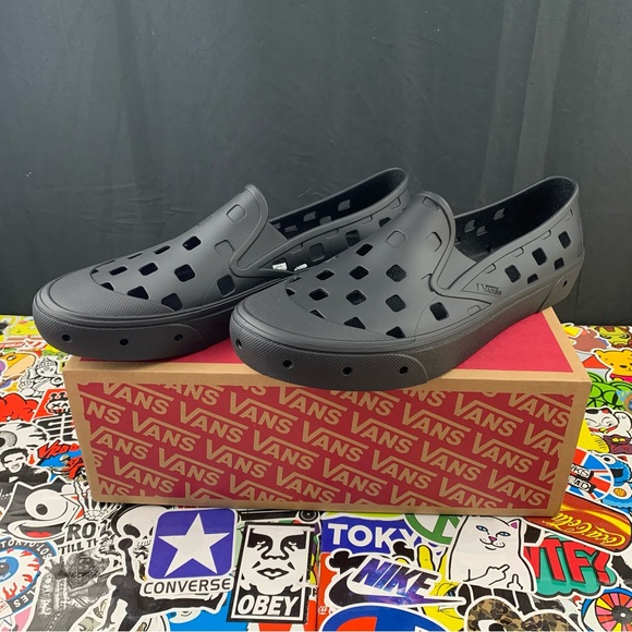 Vans | Shoes | Vans Slip On Trek Rubber Clog Style Mens 1 12 | Poshmark